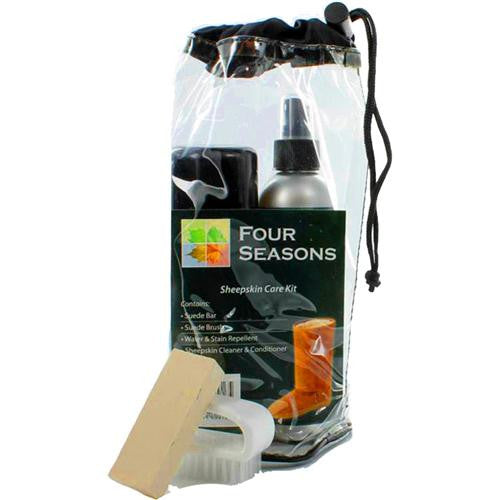 Four Seasons Sheepskin Cleaner and Conditioner Care Kit – Model Shoe Renew