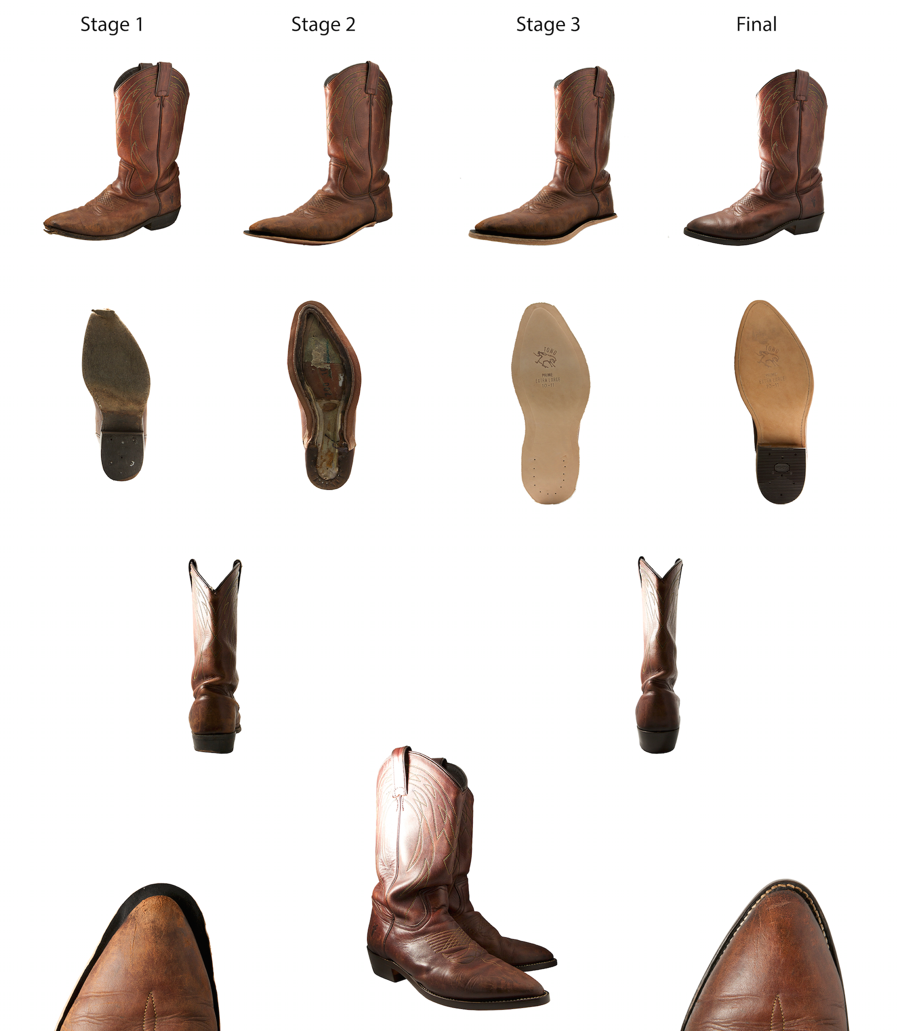 The Vintage Cowboy Boot Repair – Model Shoe Renew